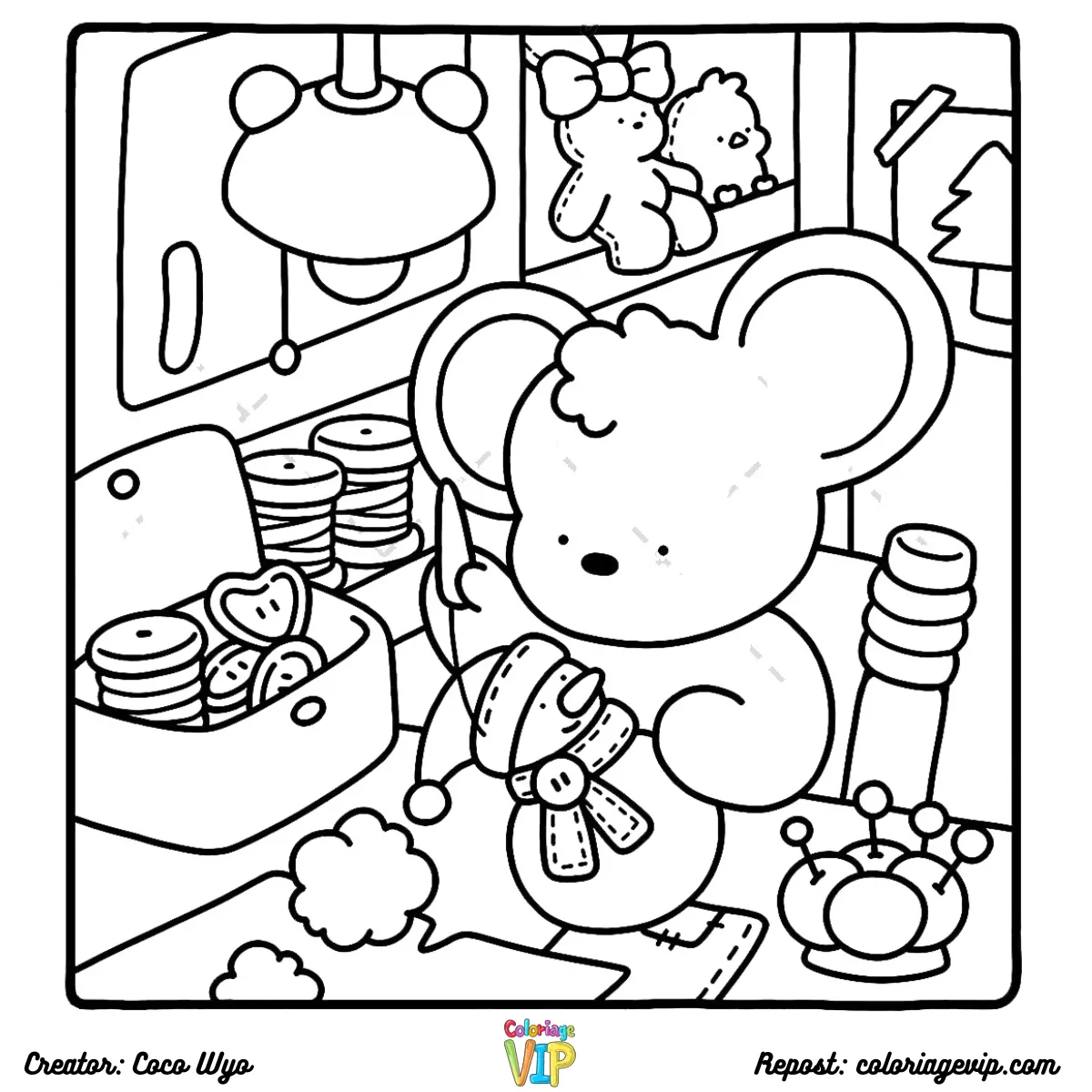 Comfy Days Coloring Pages PDF - Free Printable Sheets