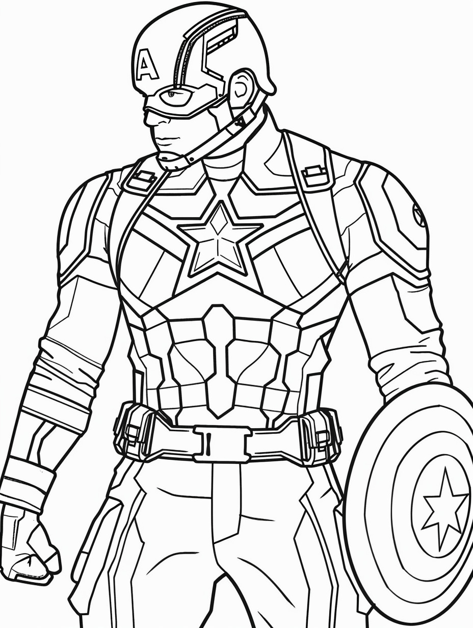 Marvel Avengers Printable Coloring Book Pdf